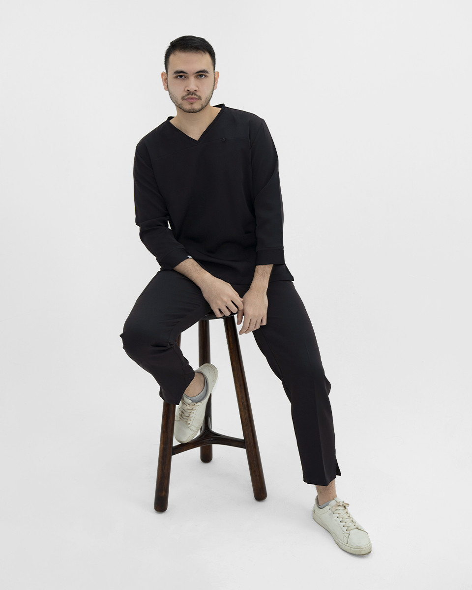 Classic Max Top Charcoal LS